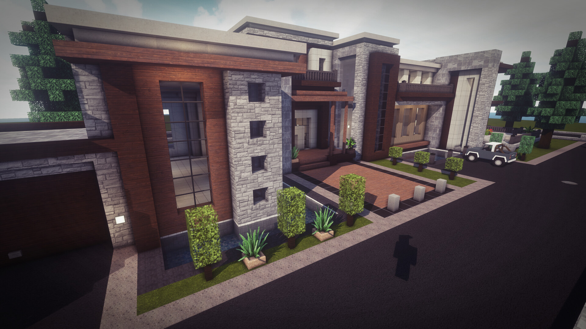 Vanilla Modern House (Free Download) Minecraft Map