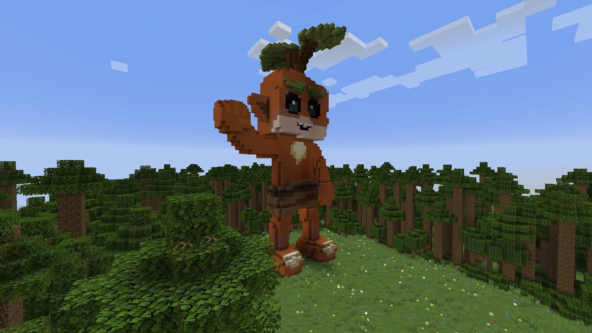 Hytale Kweebec Statue Minecraft Map