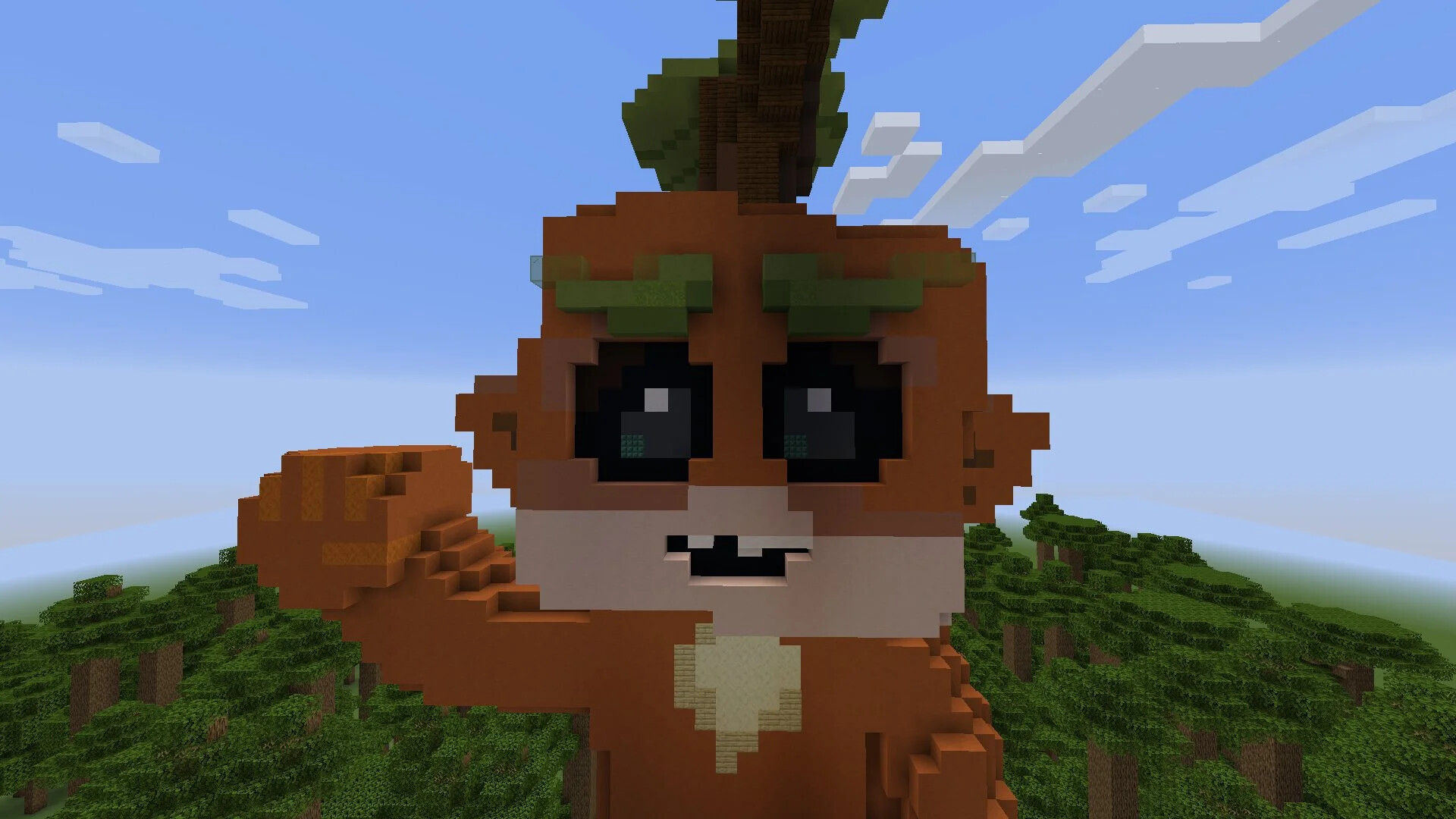 Hytale Kweebec Statue Minecraft Map