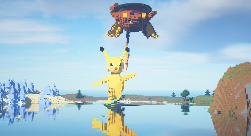 Pikachu + Raichu - downloadable Minecraft Map