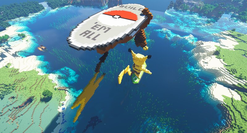 Pikachu + Raichu - downloadable Minecraft Map