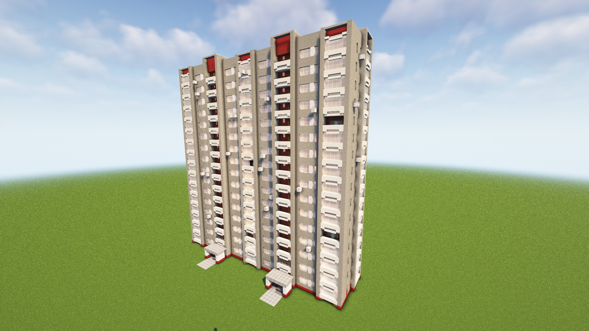 Soviet residential building I-491A series / Советский жилой дом серии И ...