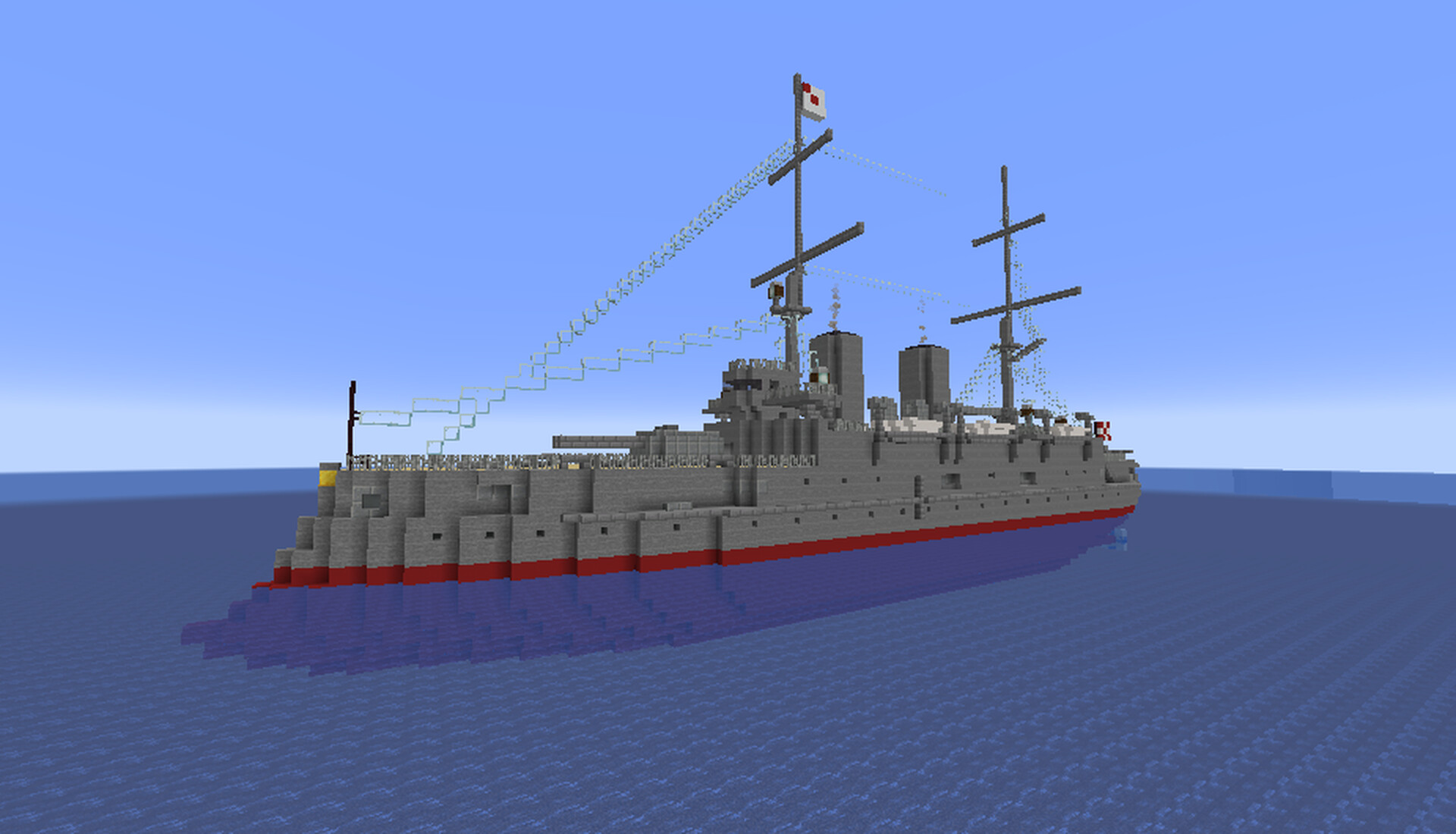 Japanese Ship Iki: Imperial Japanese Navy (November 1908) Minecraft Map