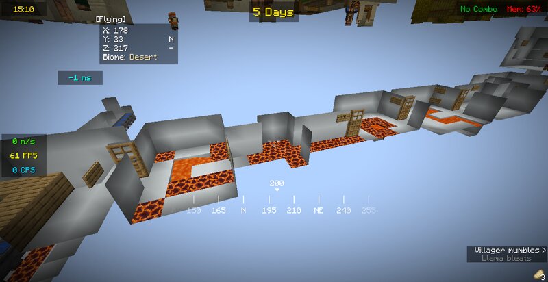 25 Levels Challenge Minecraft Map