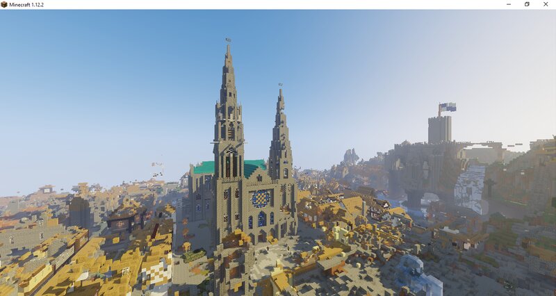 Destroyed Village: Great Villager War I (CITY NOT MINE) Minecraft Map