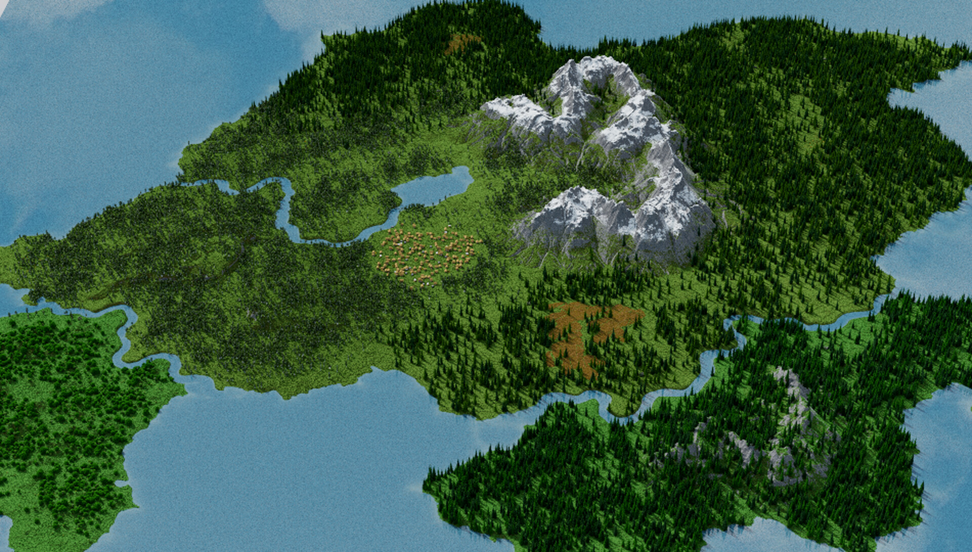 Survival Island - 3.5k x 3.5k - 1.18 - RPG Minecraft Map