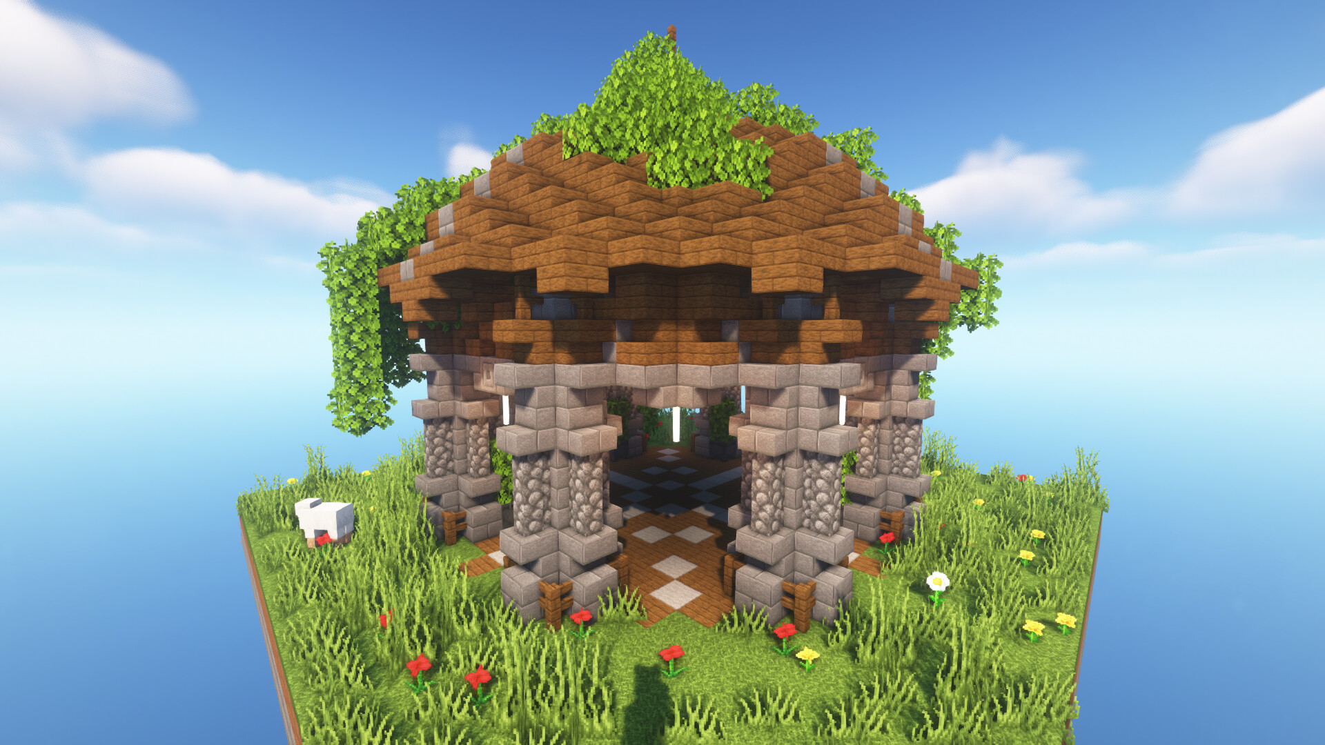 Medieval Small Pavillion [1.12+ Download] Minecraft Map