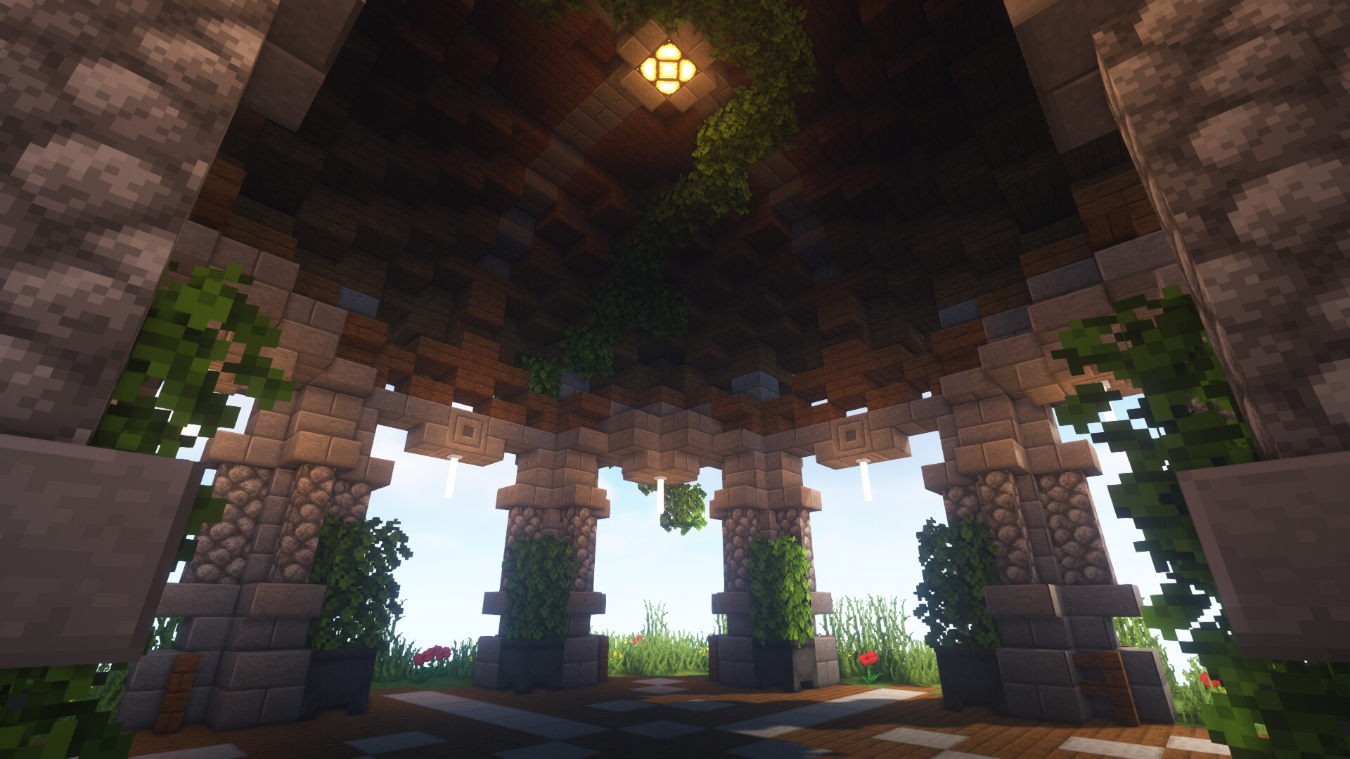 Medieval Small Pavillion [1.12+ Download] Minecraft Map