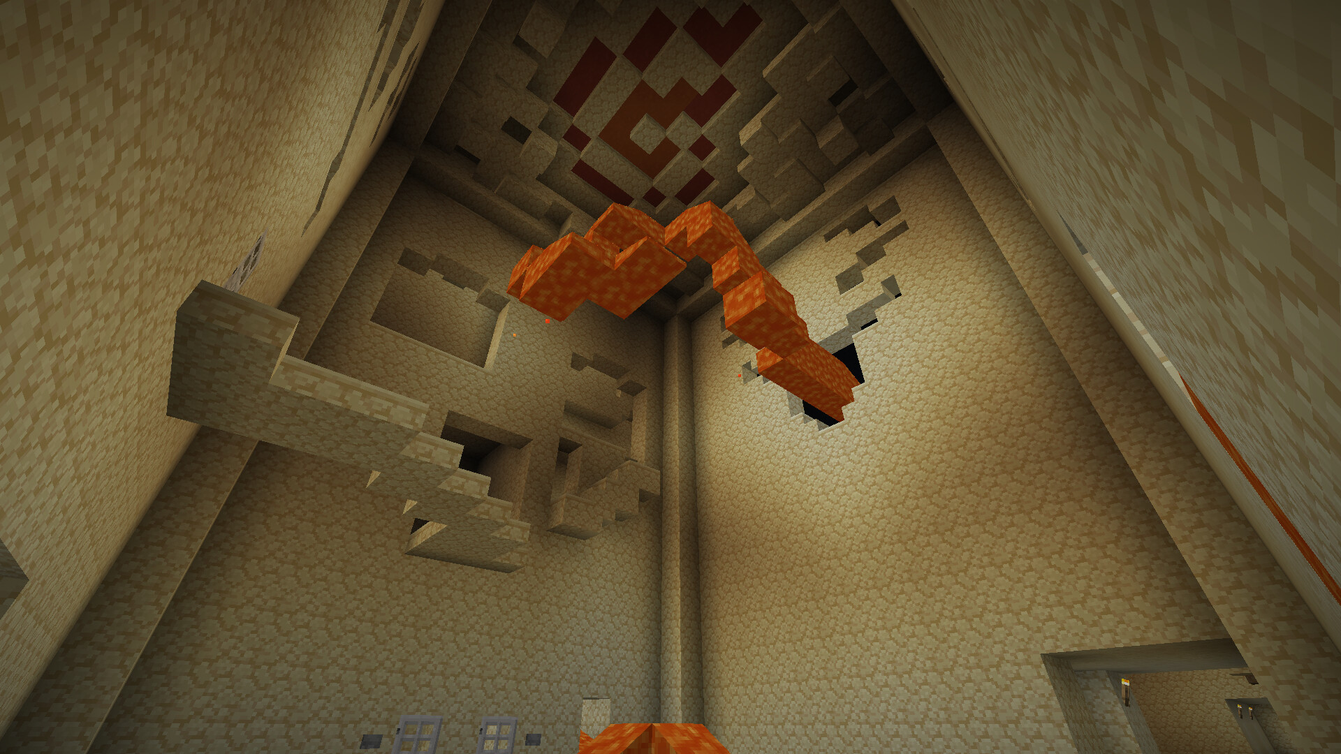 Pyramid Labrynth Minecraft Map