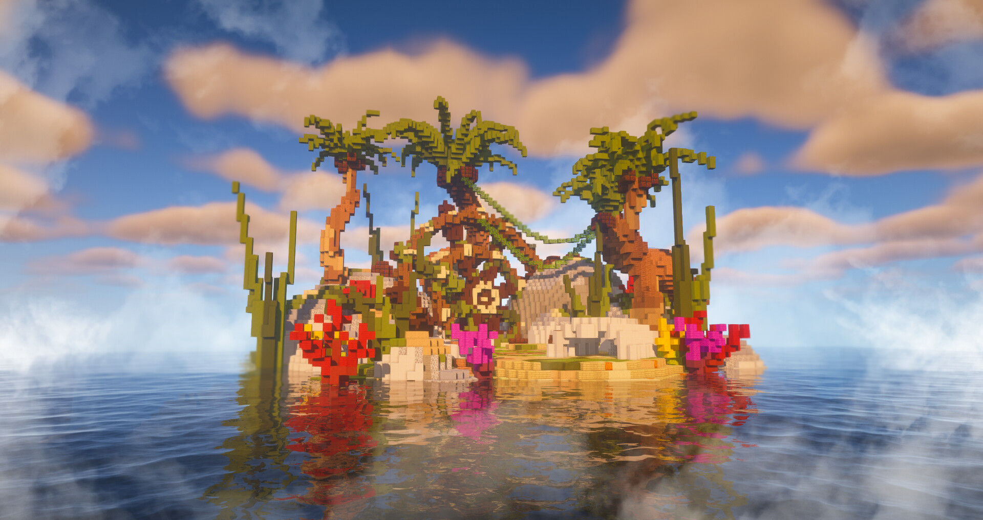 Island Lobby [Summer & Winter] Minecraft Map