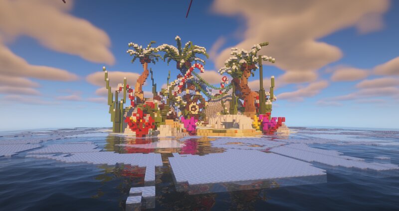 Island Lobby [Summer & Winter] Minecraft Map