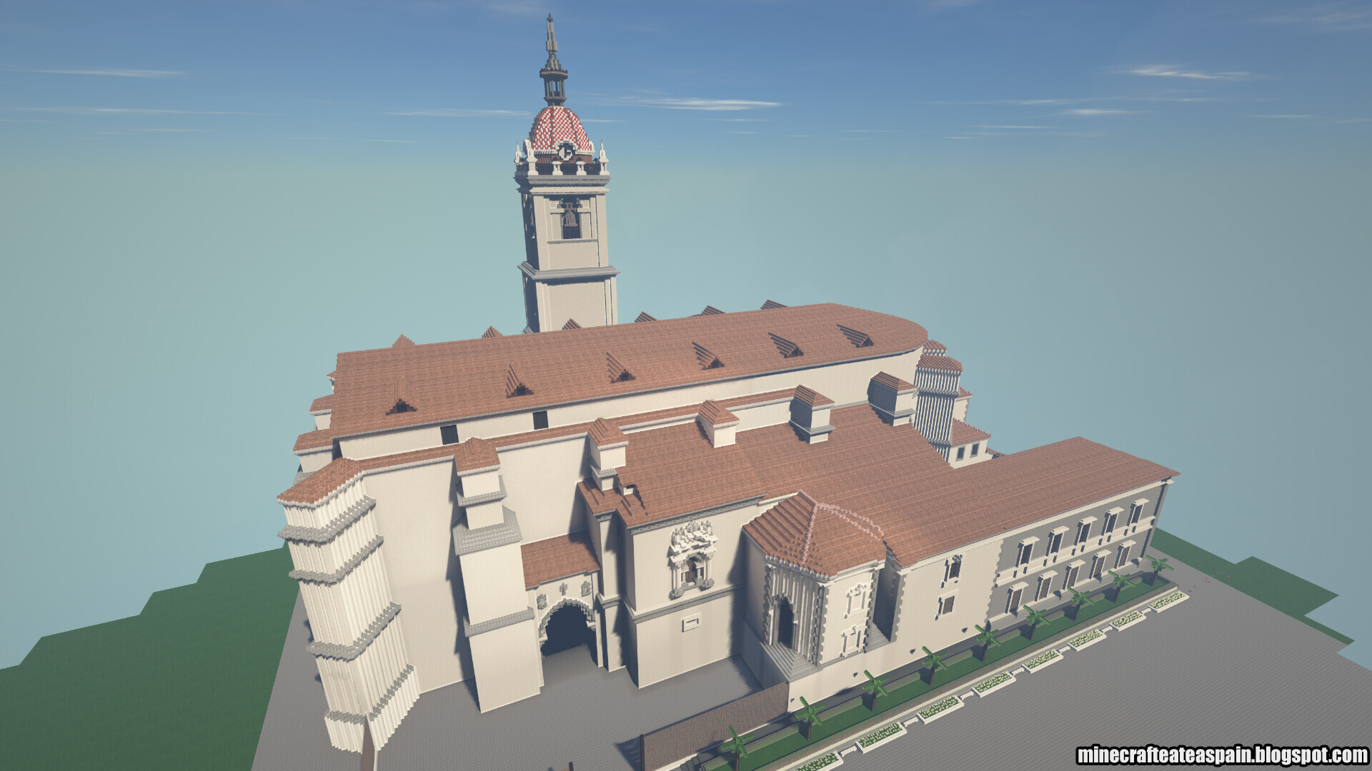 Minecraft replica: Cathedral of Ciudad Real, Spain. (With Interiors ...