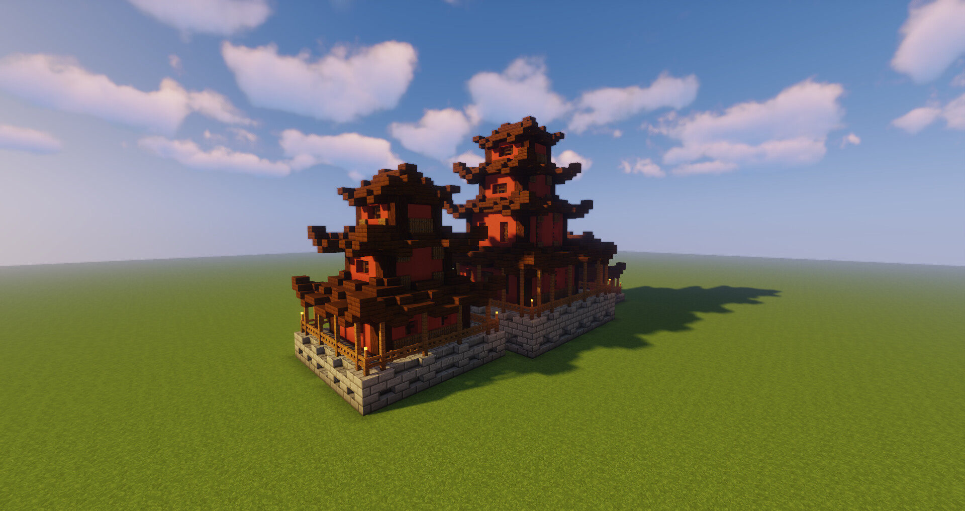 Houses in three different sizes Minecraft Map