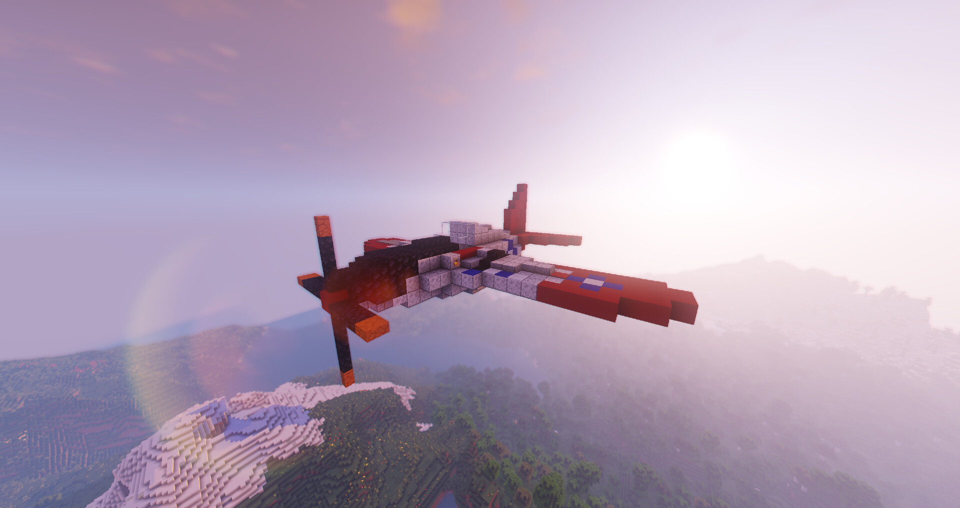 North American P-51 Mustang Minecraft Map