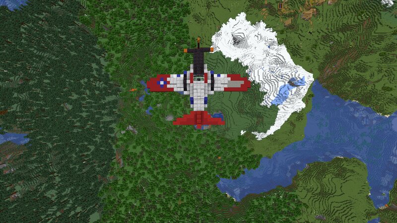 North American P-51 Mustang Minecraft Map