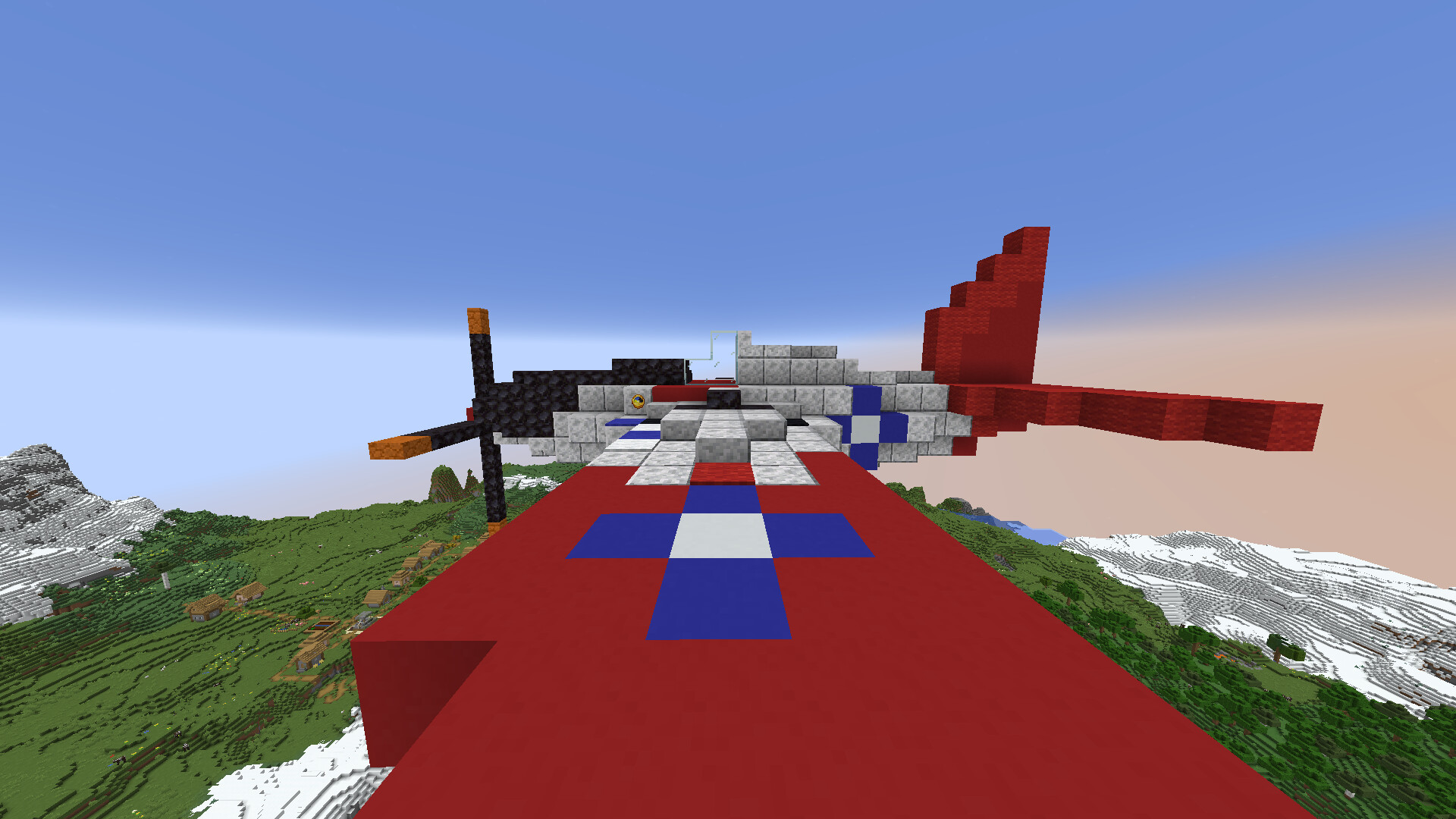 North American P-51 Mustang Minecraft Map