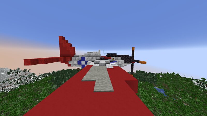 North American P-51 Mustang Minecraft Map
