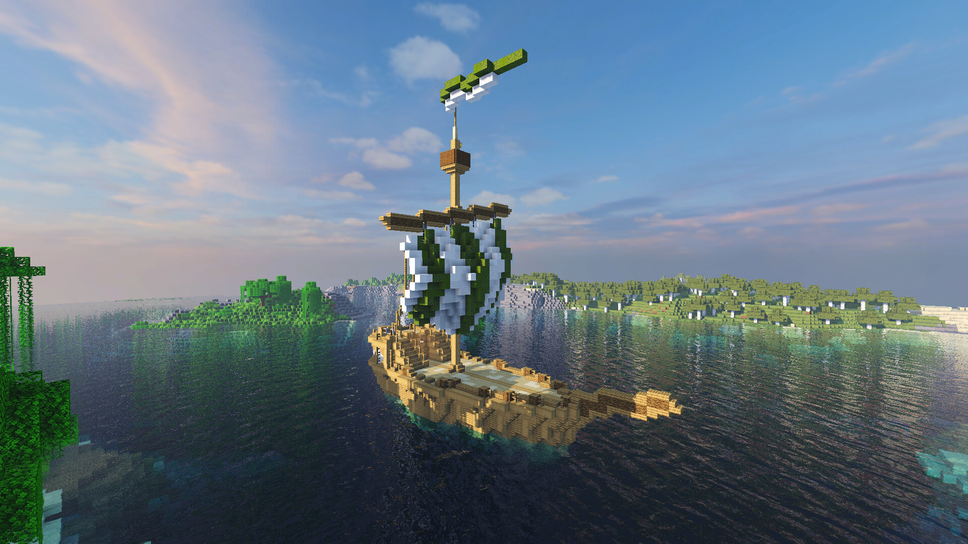 Small Medieval Cargo Ship Minecraft Map
