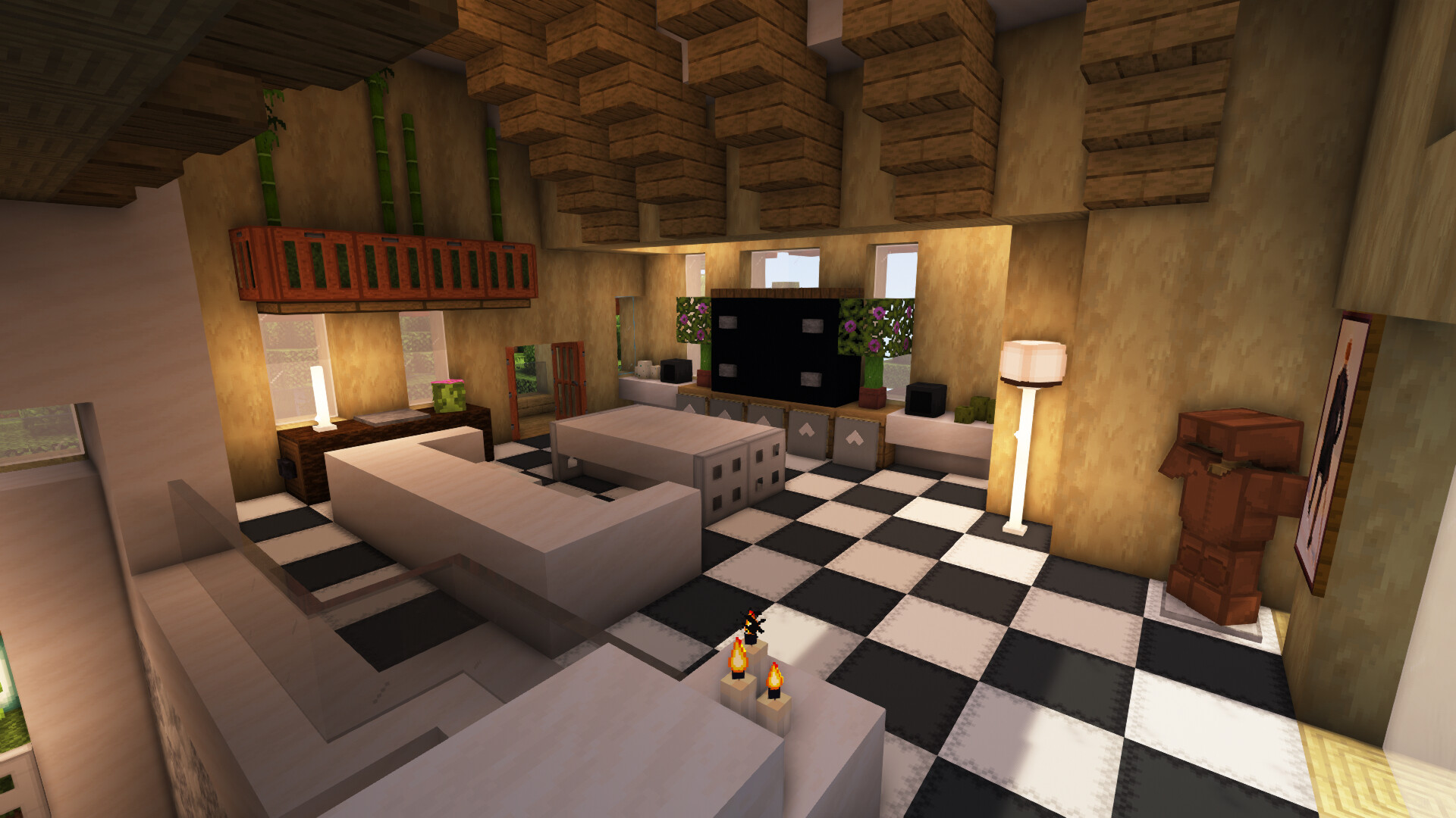 Luxurious Italian Villa [ interior ] Minecraft Map