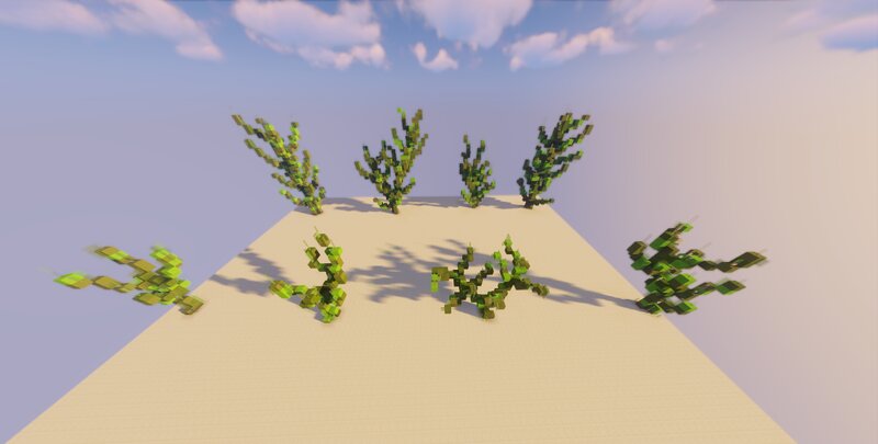 Underwater Creatures and Organics! - Downloadable Schematic Minecraft Map