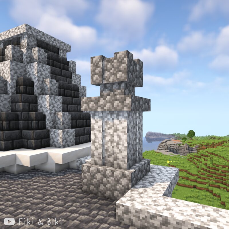 Green & White Victorian House Minecraft Map