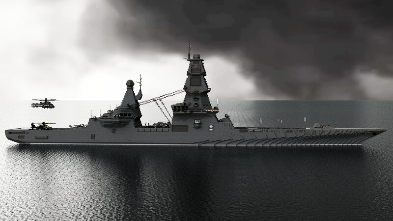 2:1 Scale Project 23560 Lider Class. Minecraft Map