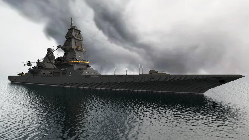 2:1 Scale Project 23560 Lider Class. Minecraft Map