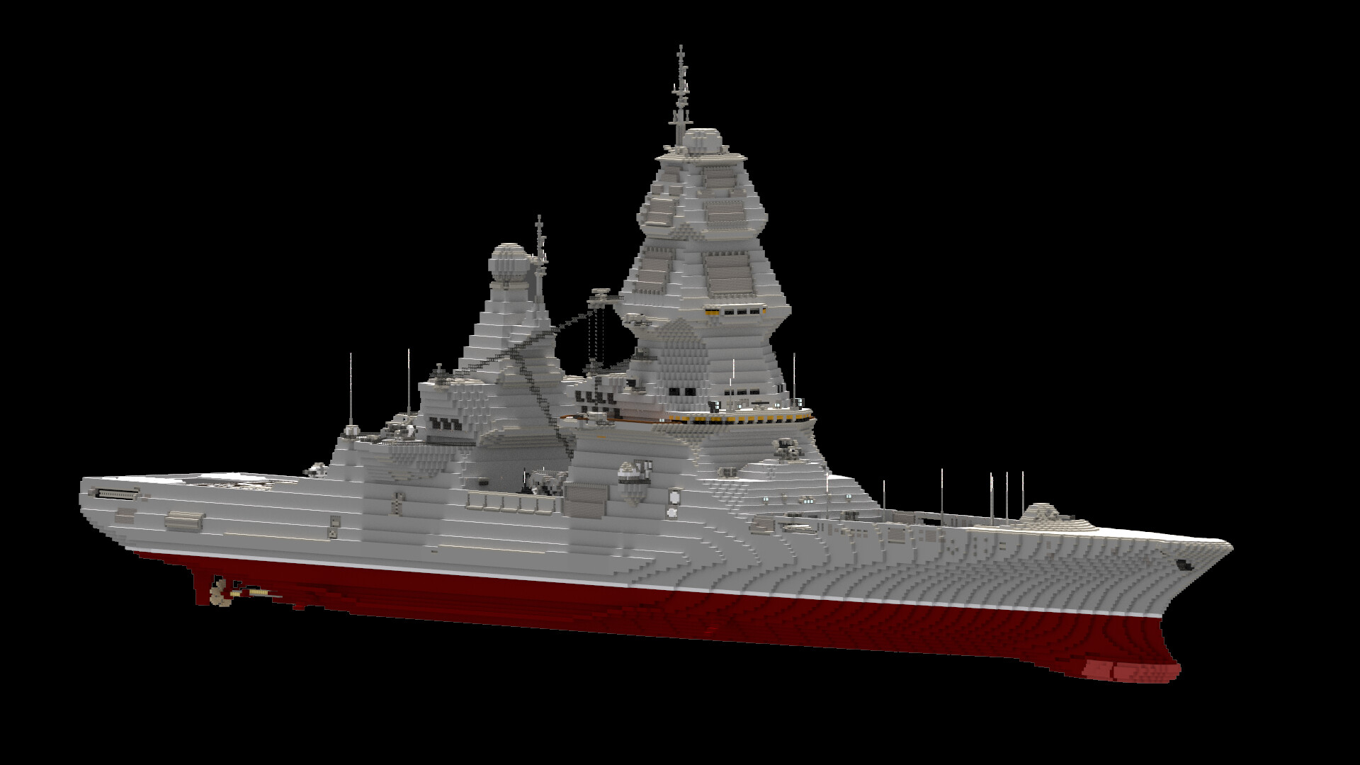 2:1 Scale Project 23560 Lider Class. Minecraft Map