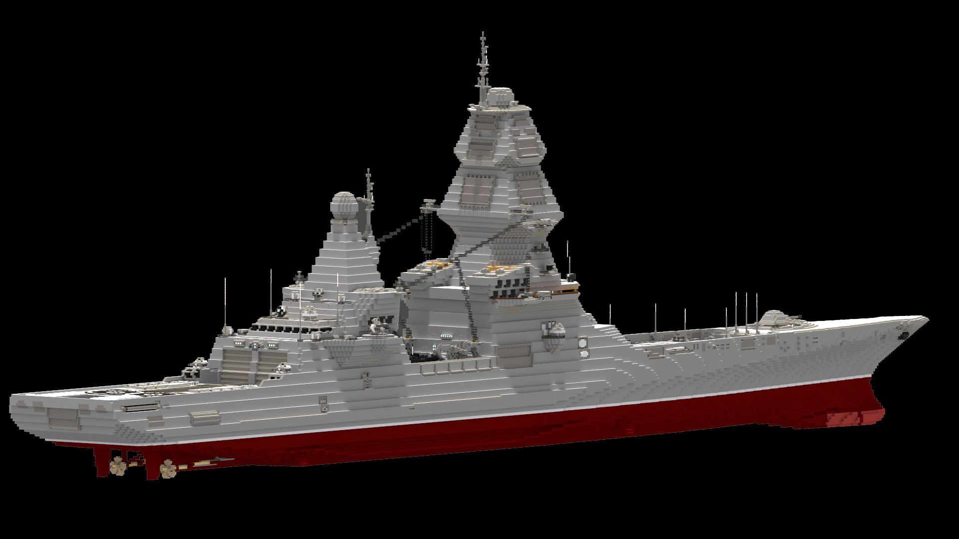 2:1 Scale Project 23560 Lider Class. Minecraft Map