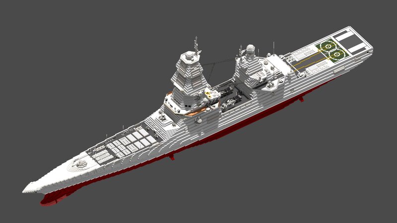 2:1 Scale Project 23560 Lider Class. Minecraft Map