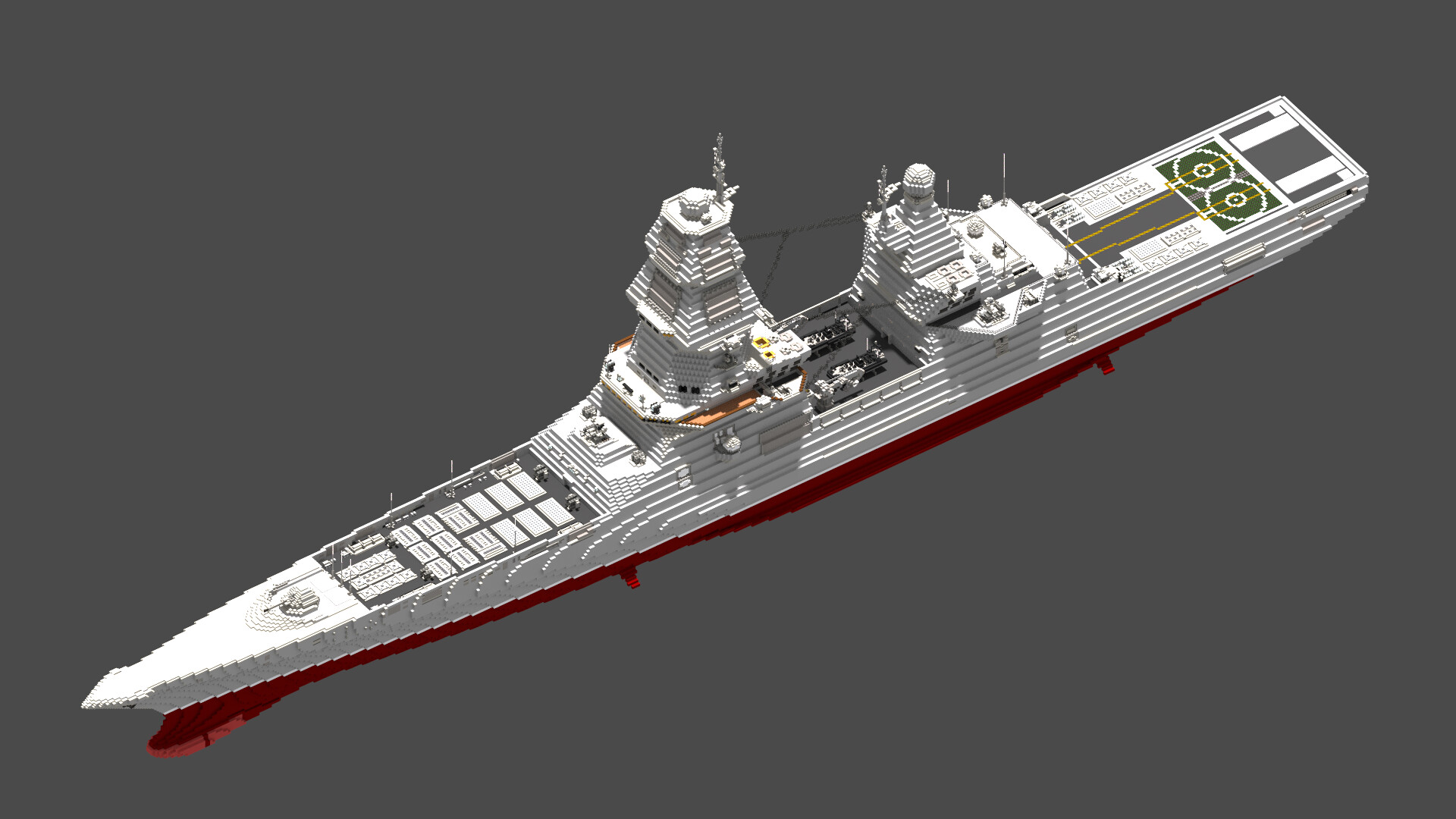 2:1 Scale Project 23560 Lider Class. Minecraft Map