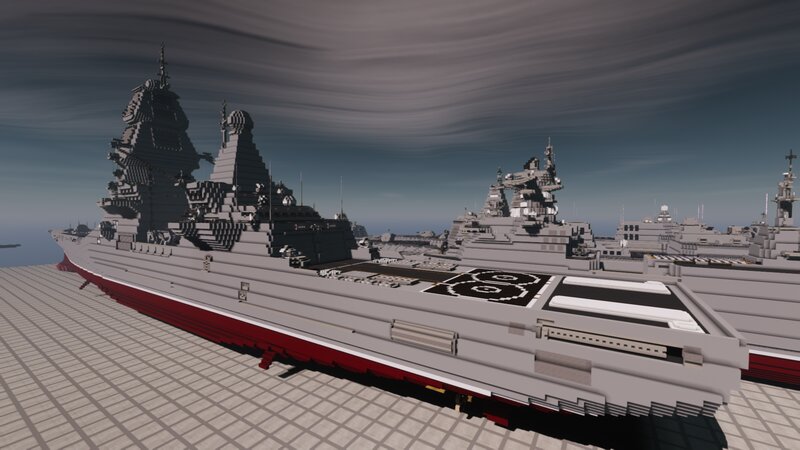 2:1 Scale Project 23560 Lider Class. Minecraft Map