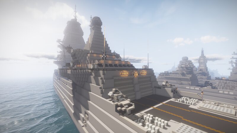 2:1 Scale Project 23560 Lider Class. Minecraft Map