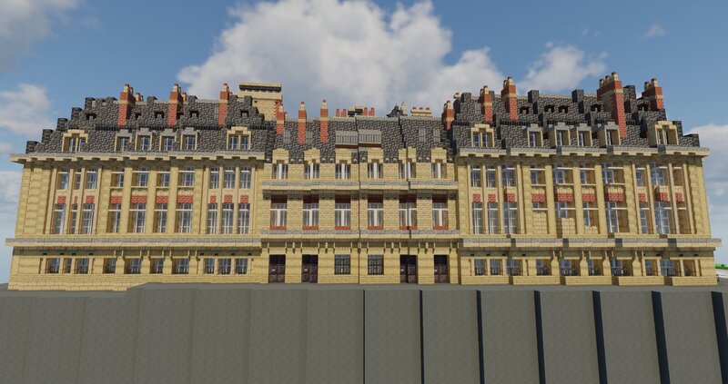 Université Paris 1 Panthéon-Sorbonne campus [1:1 scale] Minecraft Map