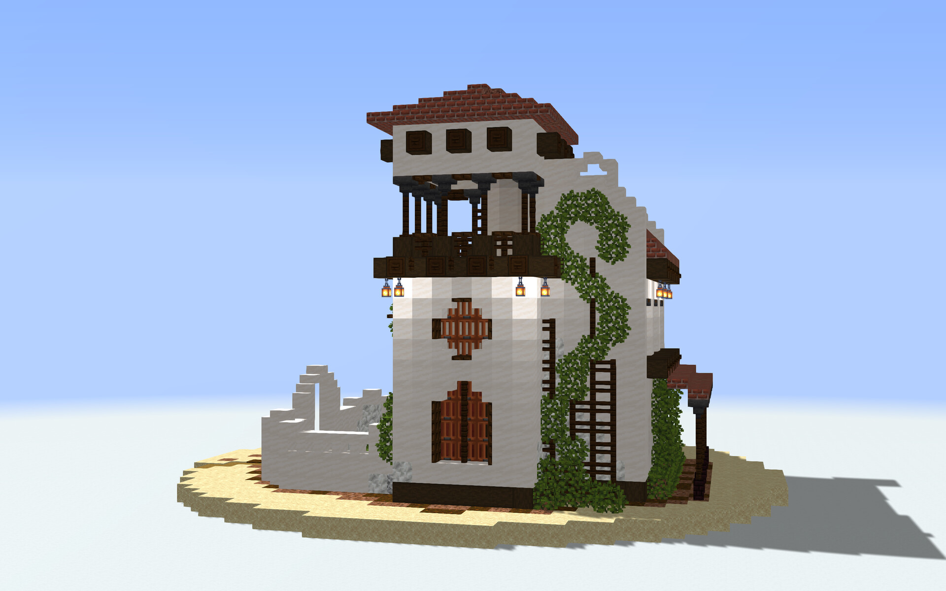 Spanish Colonial Revival Minecraft Map