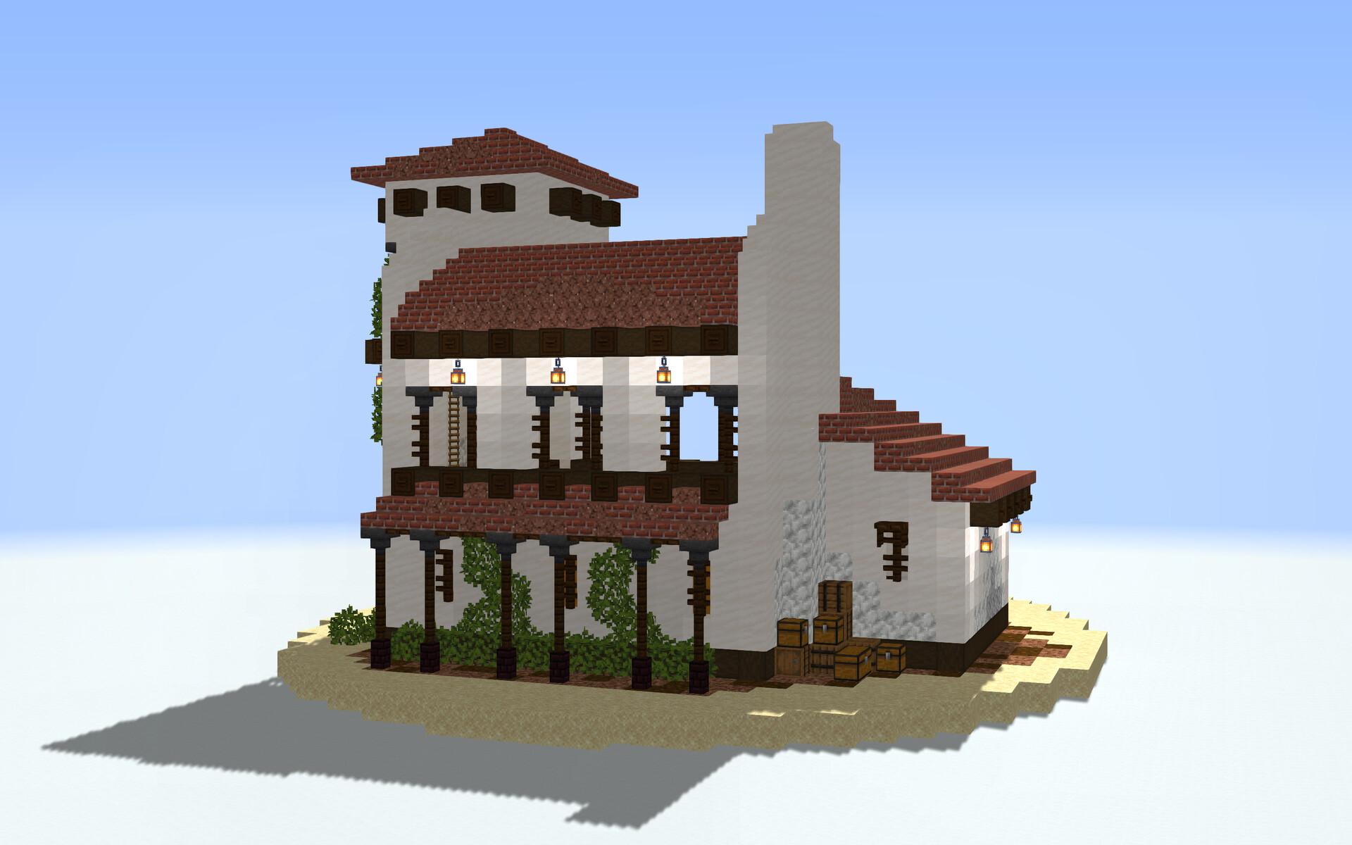 Spanish Colonial Revival Minecraft Map