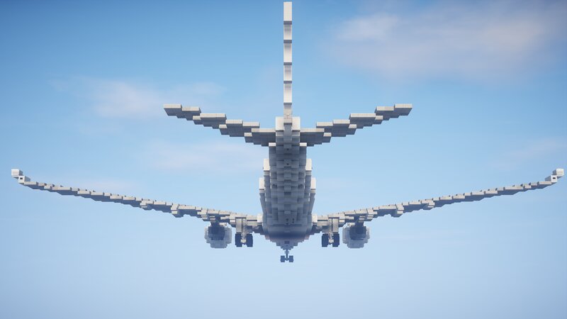 Airbus A330-300 (1.5:1 Scale) (Updated) Minecraft Map