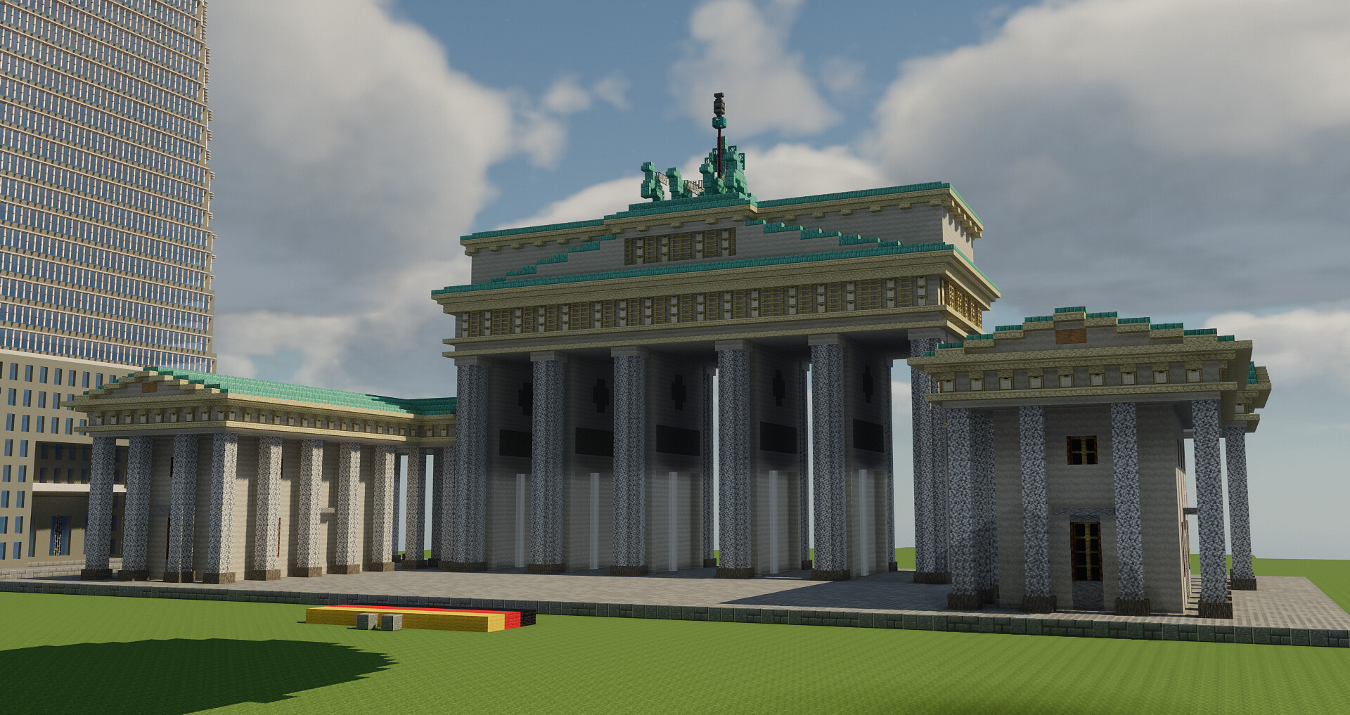 Repro - Brandenburg Gate, Berlin Minecraft Map