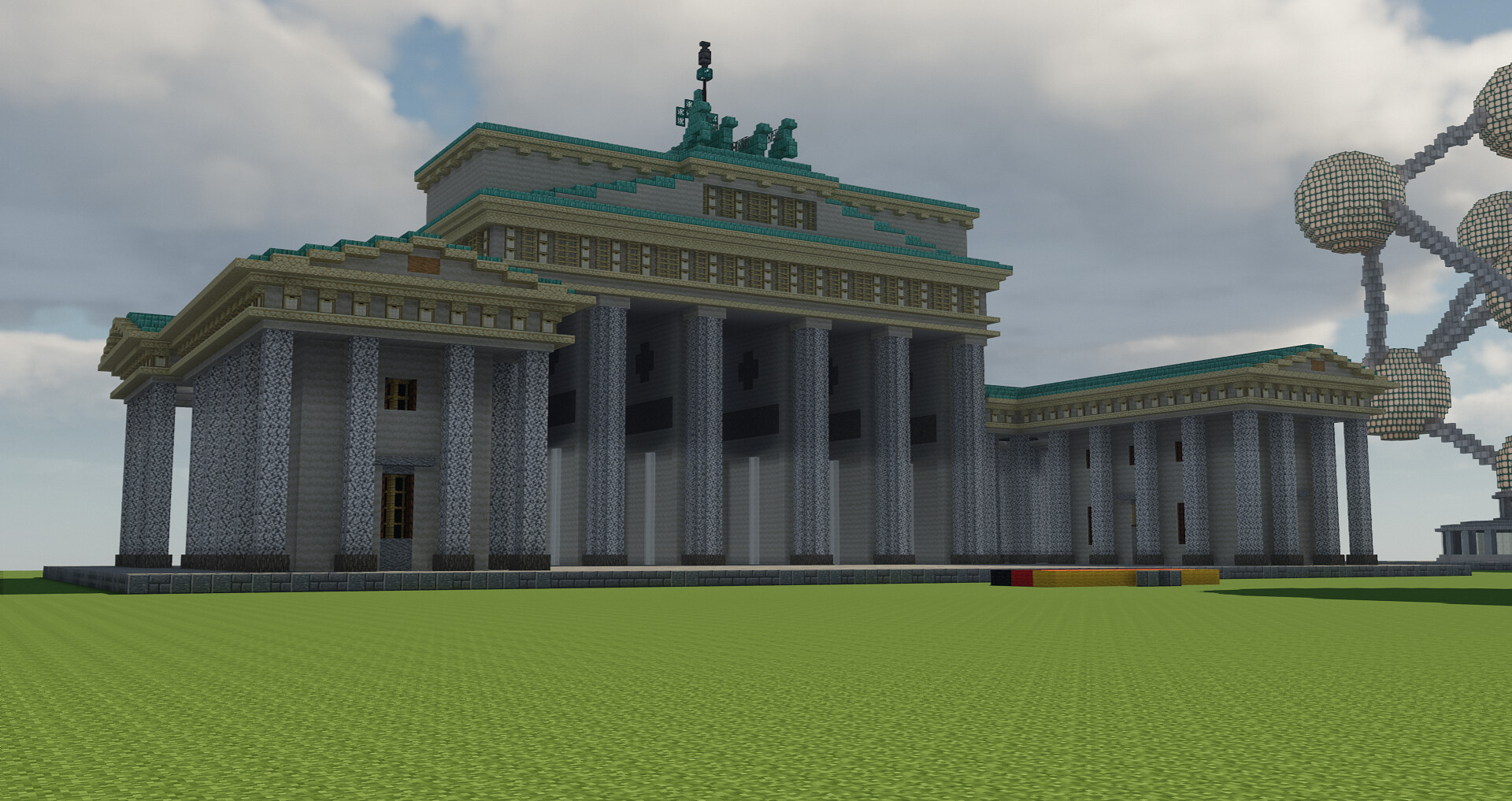 Repro - Brandenburg Gate, Berlin Minecraft Map