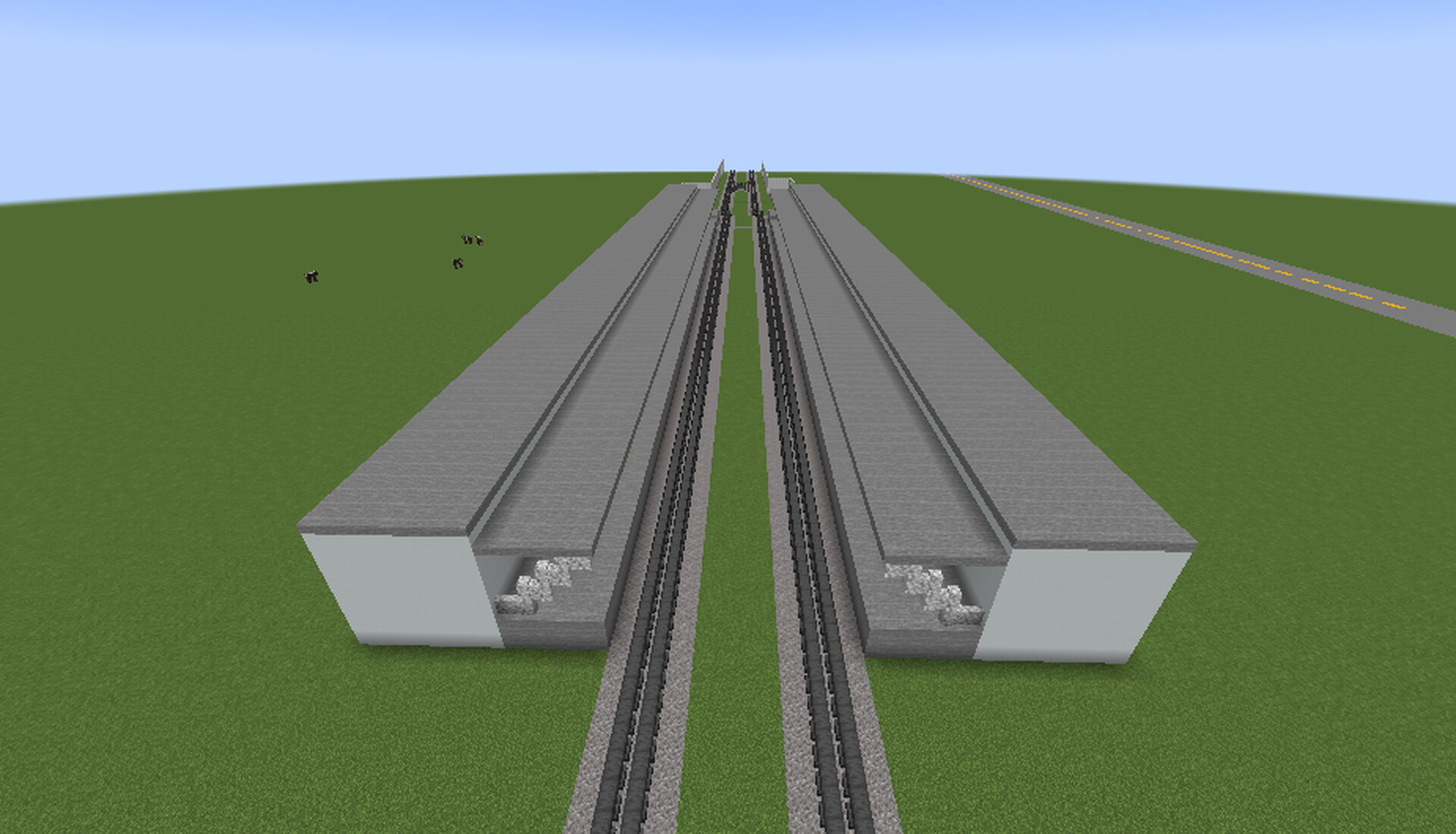 fictional train route [unfinished] Minecraft Map