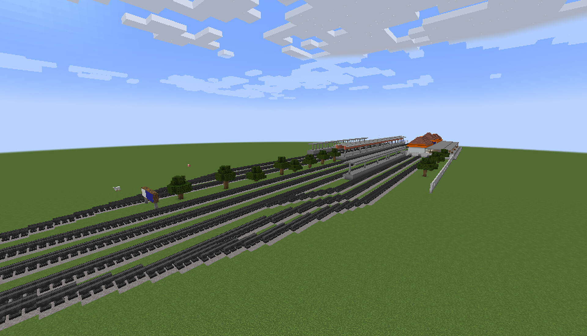 fictional train route [unfinished] Minecraft Map