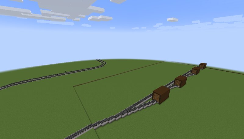 fictional train route [unfinished] Minecraft Map