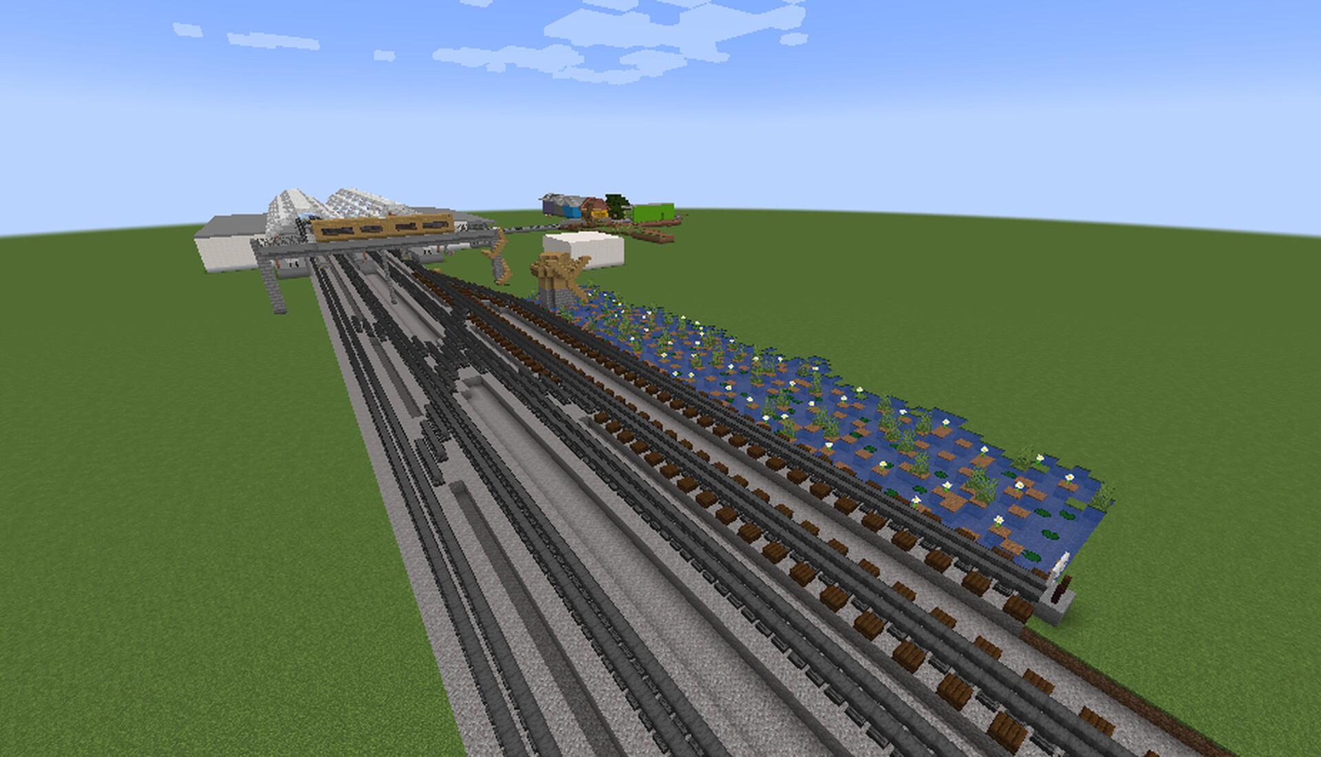 fictional train route [unfinished] Minecraft Map