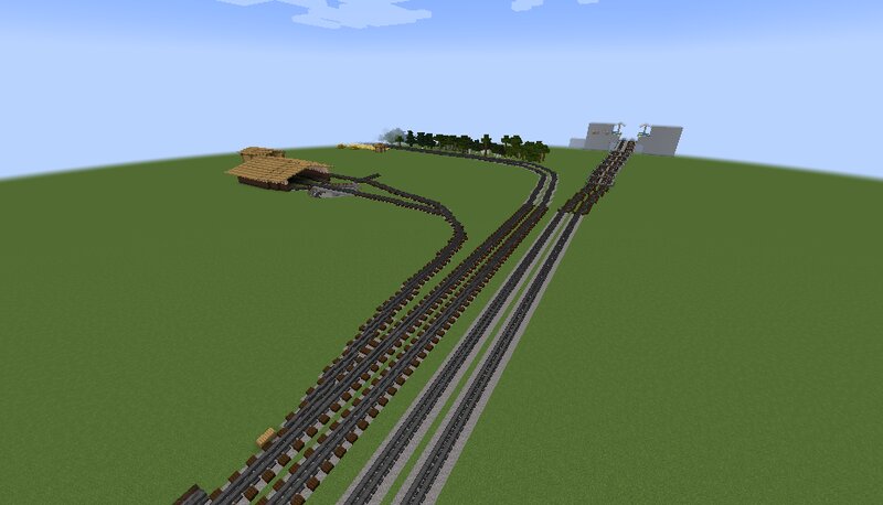 fictional train route [unfinished] Minecraft Map