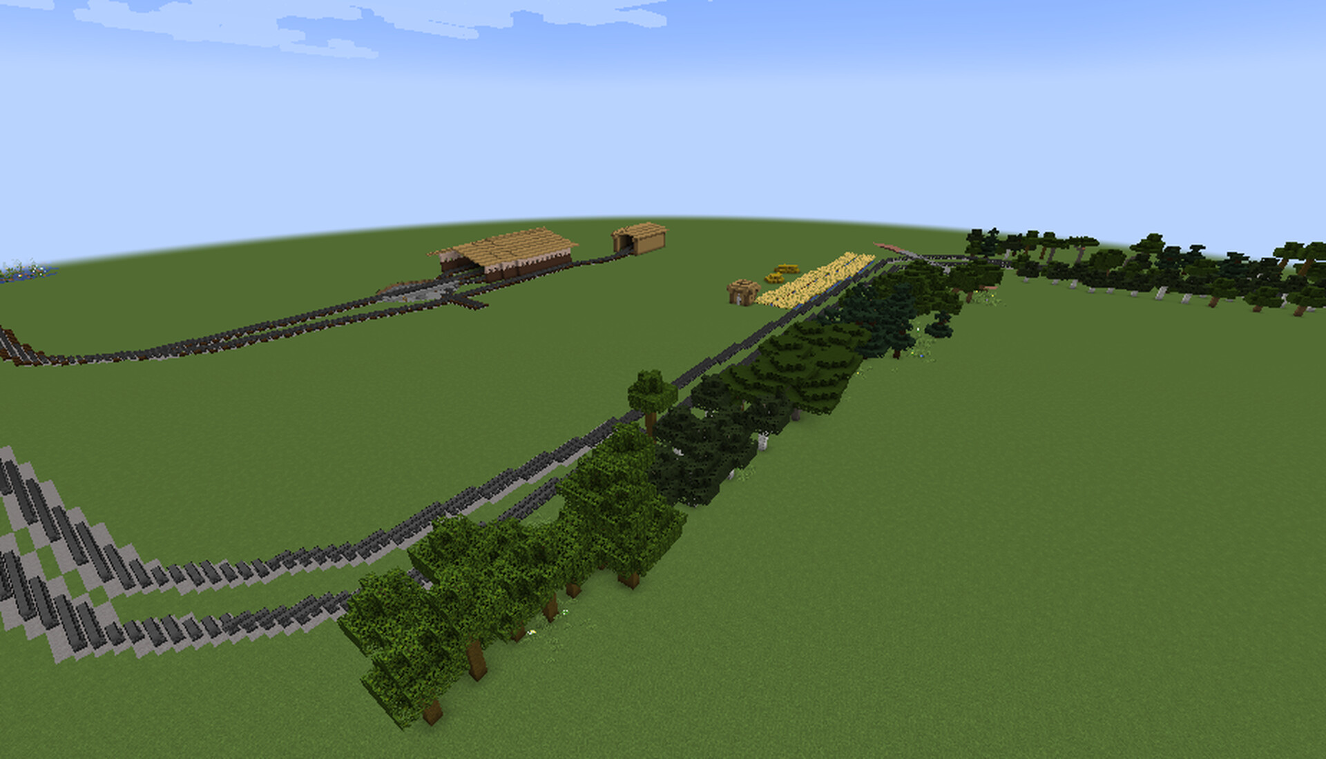 fictional train route [unfinished] Minecraft Map