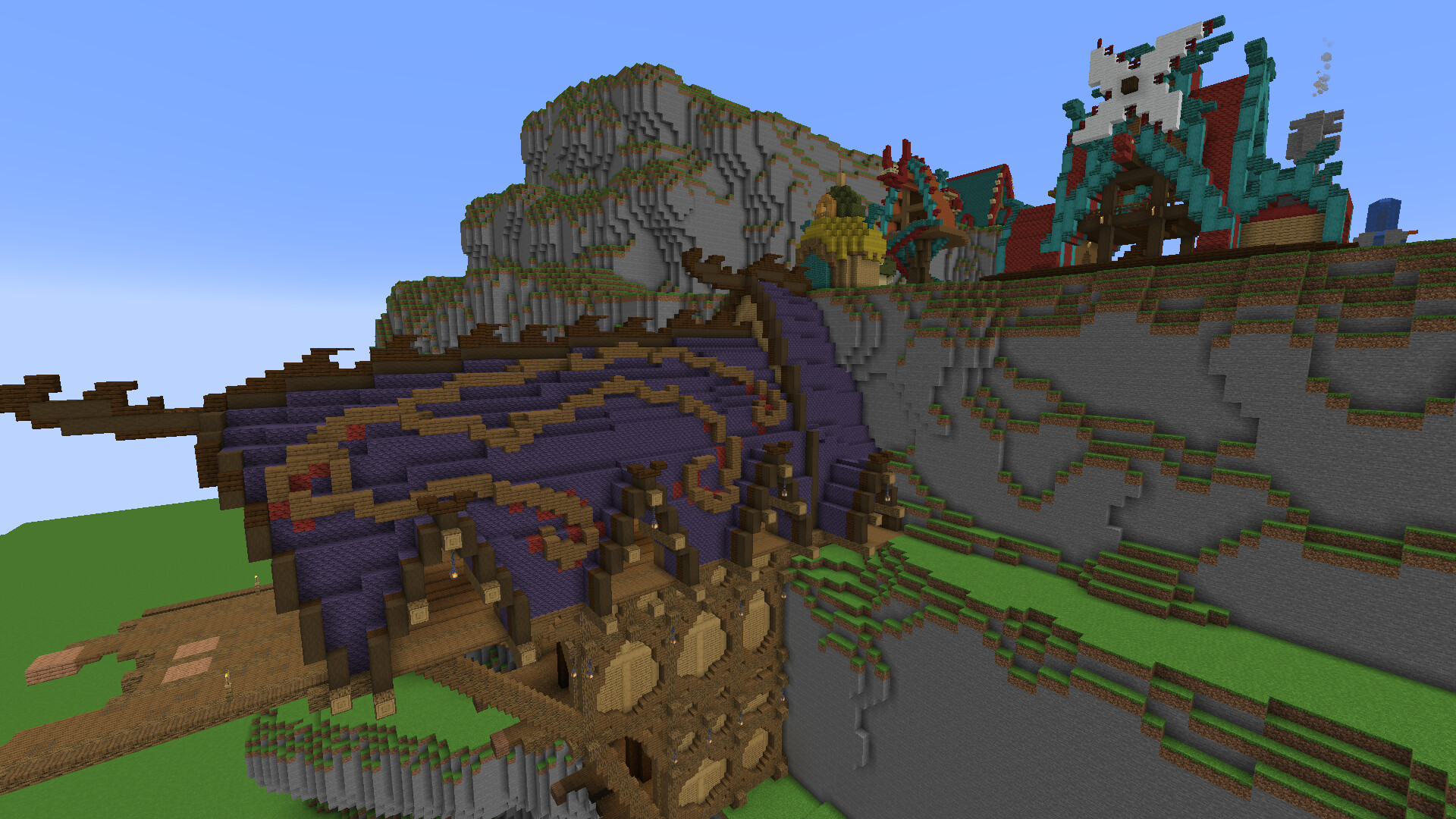 how to train your dragon: New berk Minecraft Map