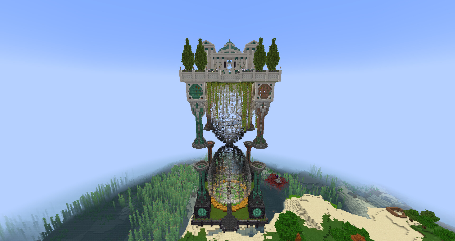 Grelis' Sandwalker bedrock-to-build-limit base Minecraft Map