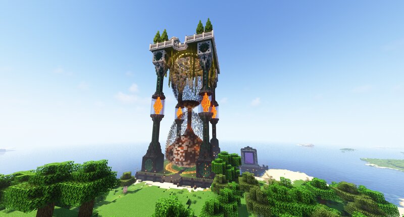 Grelis' Sandwalker bedrock-to-build-limit base Minecraft Map