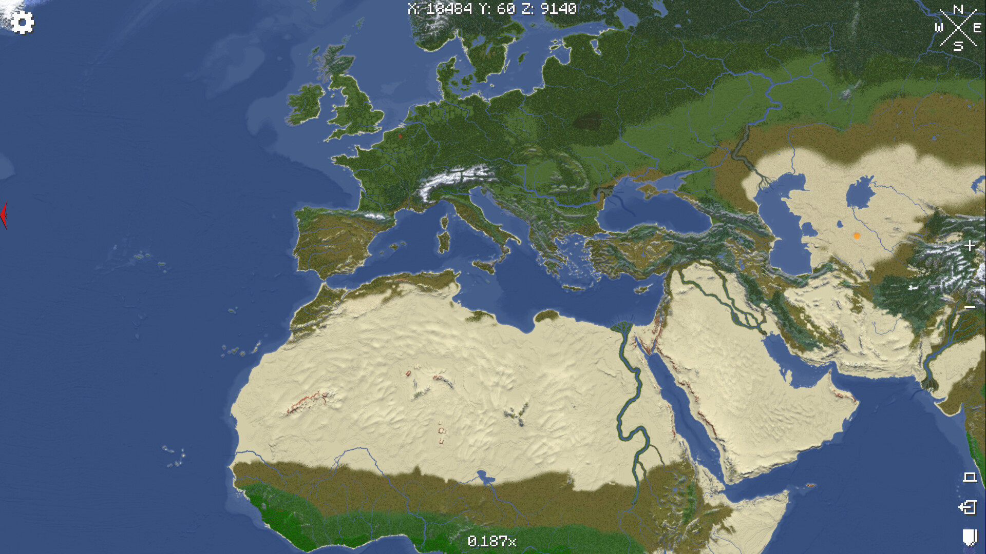 Entire SCP Universe With Earth Map Minecraft Map