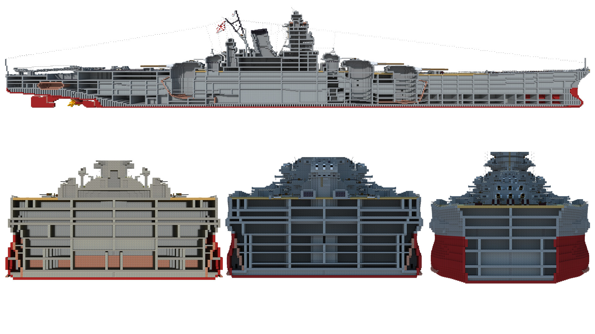 Battleship Yamato Minecraft Map